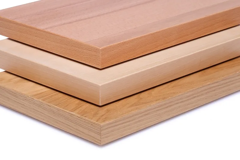 Echtholz-Furnierte Platten in 9, 19, 26 mm Stärke